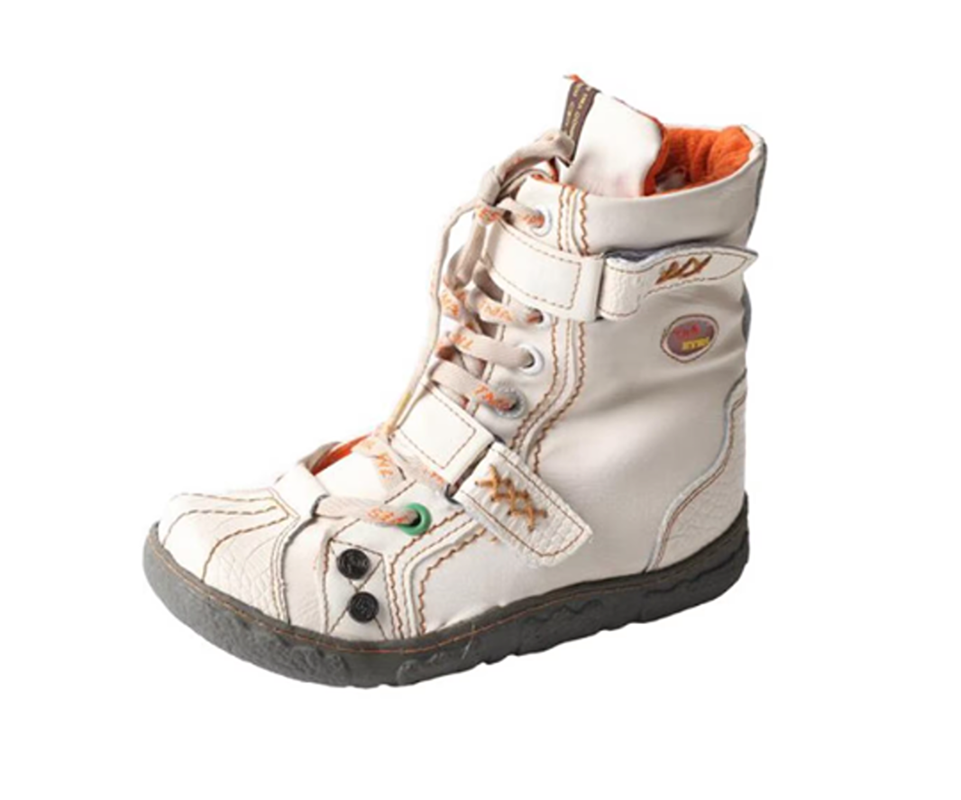 Women's Double Strapped Washed Hand-Stitched Leather/Suede Comfortable ...